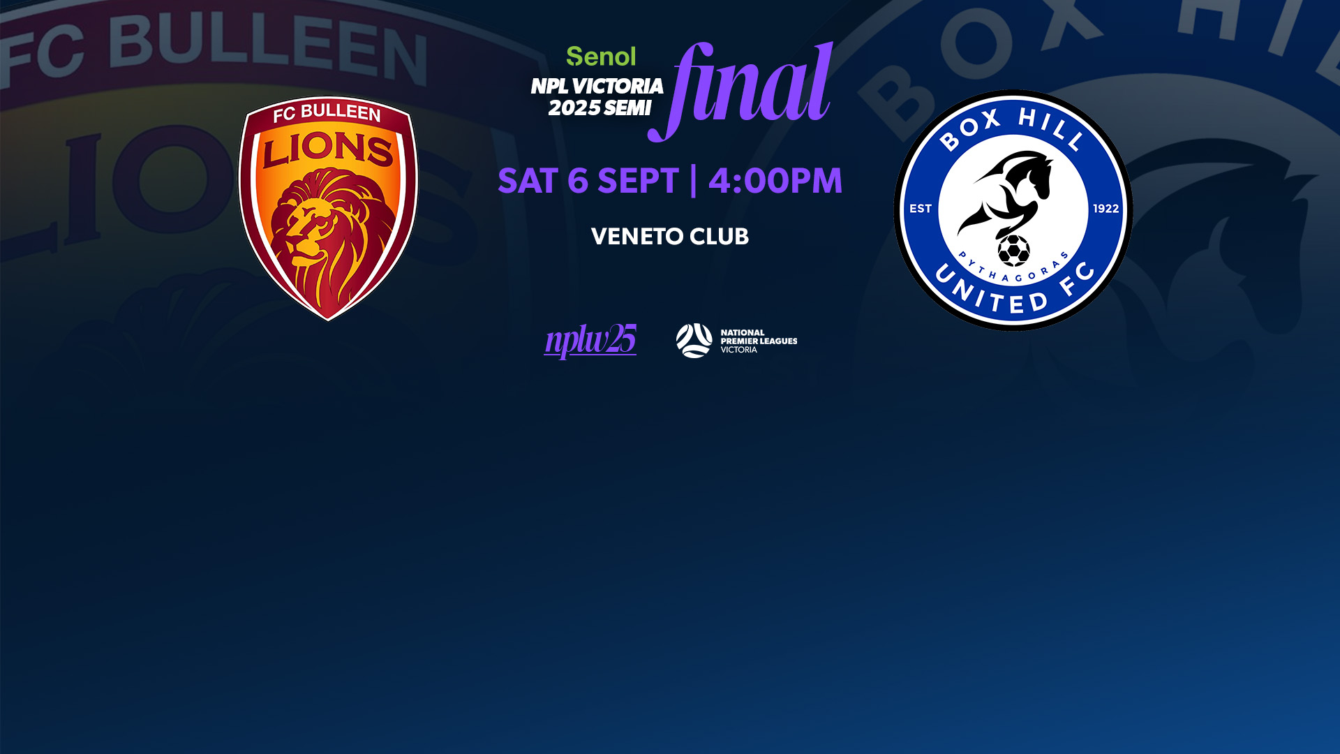 NPLW Semi Final: Bulleen Lions v Box Hill United | Football Victoria